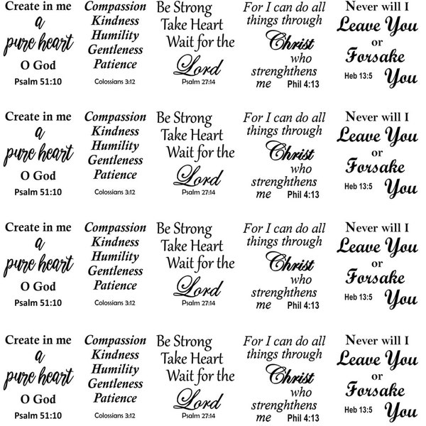 Scripture Decal - Etsy