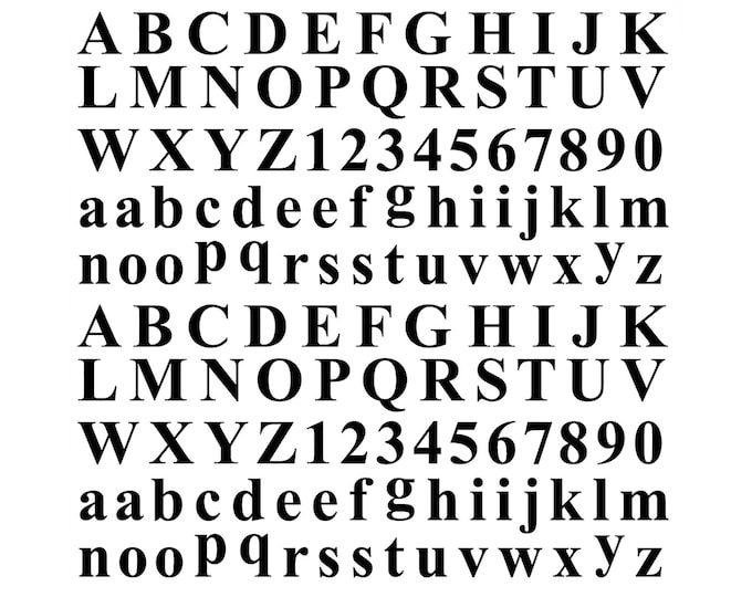 80 Small Personalized Return Address Labels Letters Alphabet Monogram ...