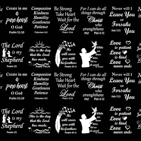 Window Bible Verses - Etsy