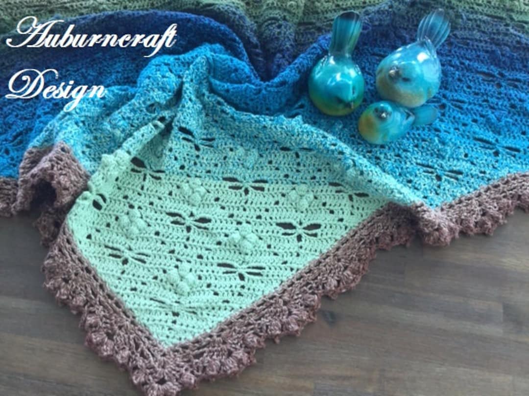 On the Wings of a Dragonfly Crochet Shawl Pattern - Etsy