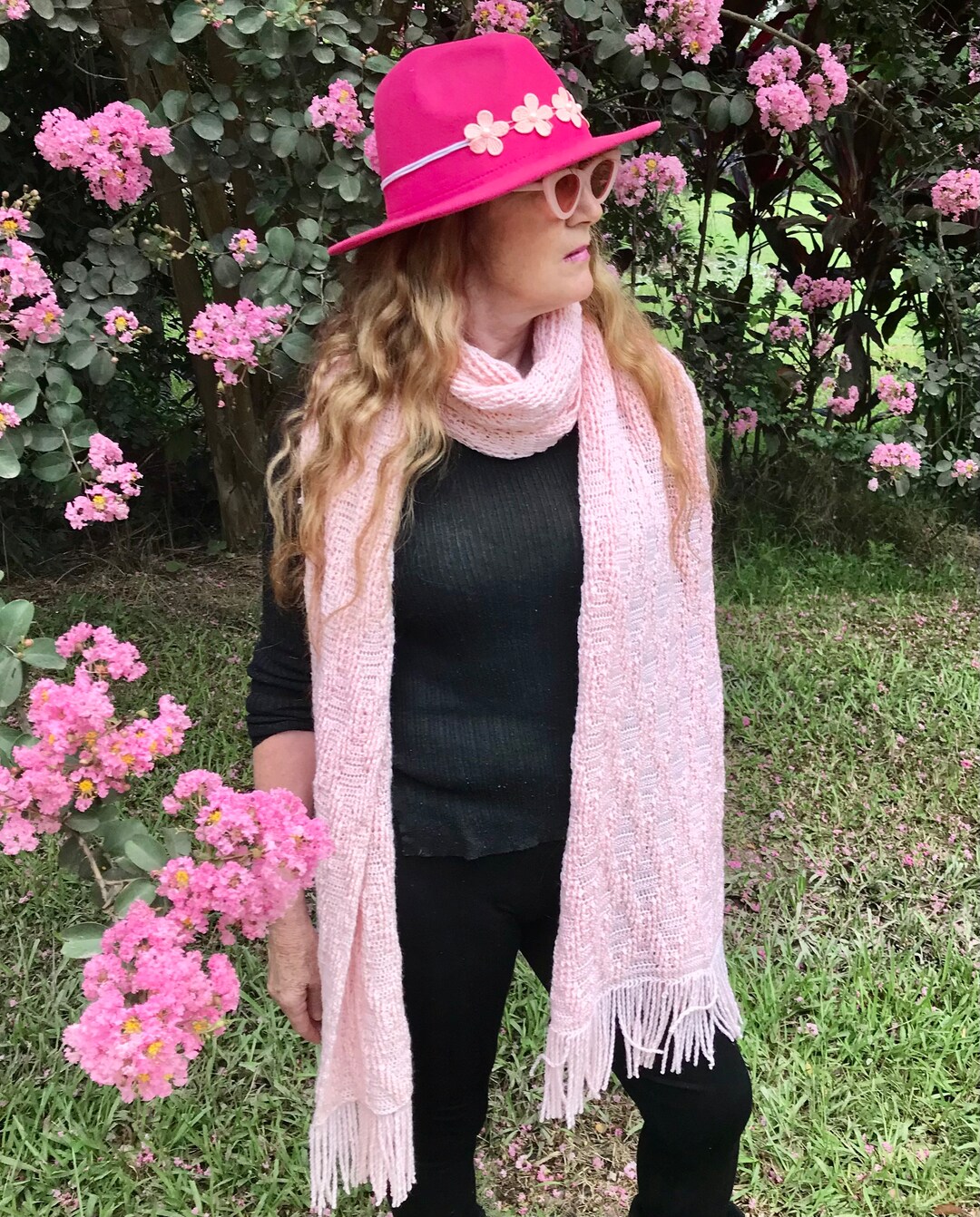 Winters Blush Fully Reversible Crochet Scarf Pattern - Etsy