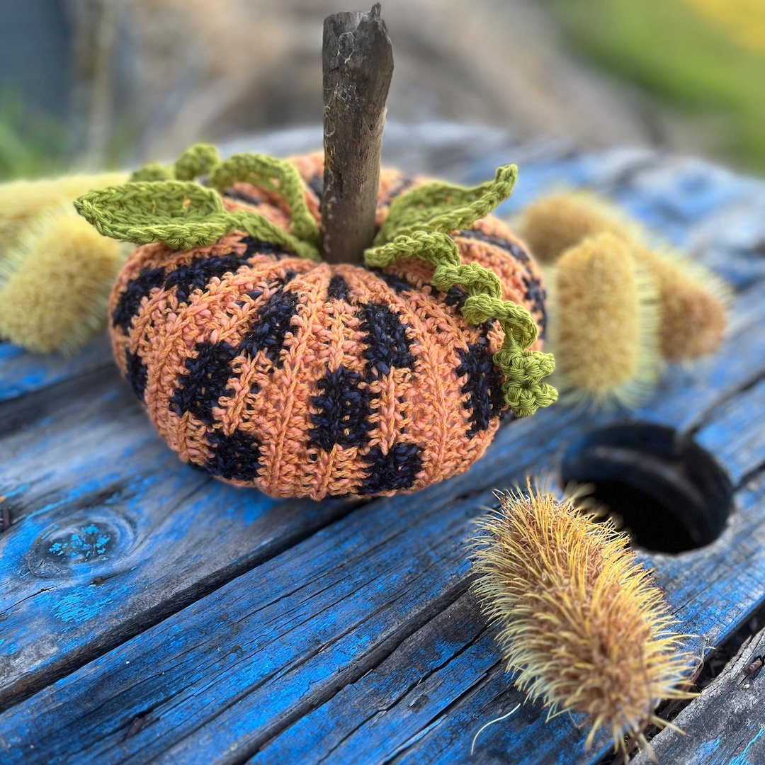 Hallow Grid Pumpkin Crochet Pattern Digital Download - Etsy
