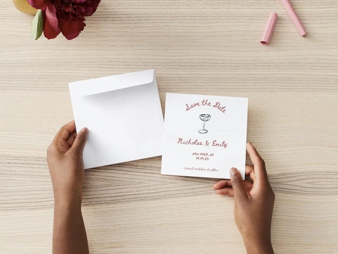 Custom Printed Wedding Invitations: Your Design Choice - Etsy