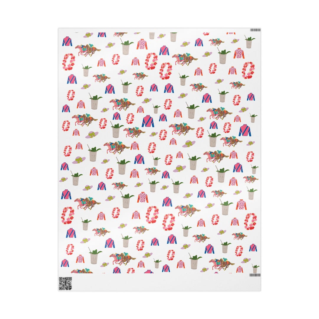 Kentucky Horse Derby Wrapping Paper - Etsy