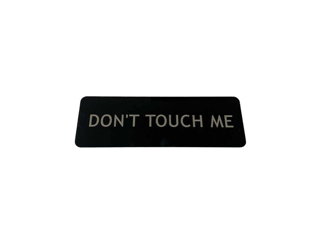 Badge DONT TOUCH Me Autistic Not Rude I Am Non Speaking - Etsy