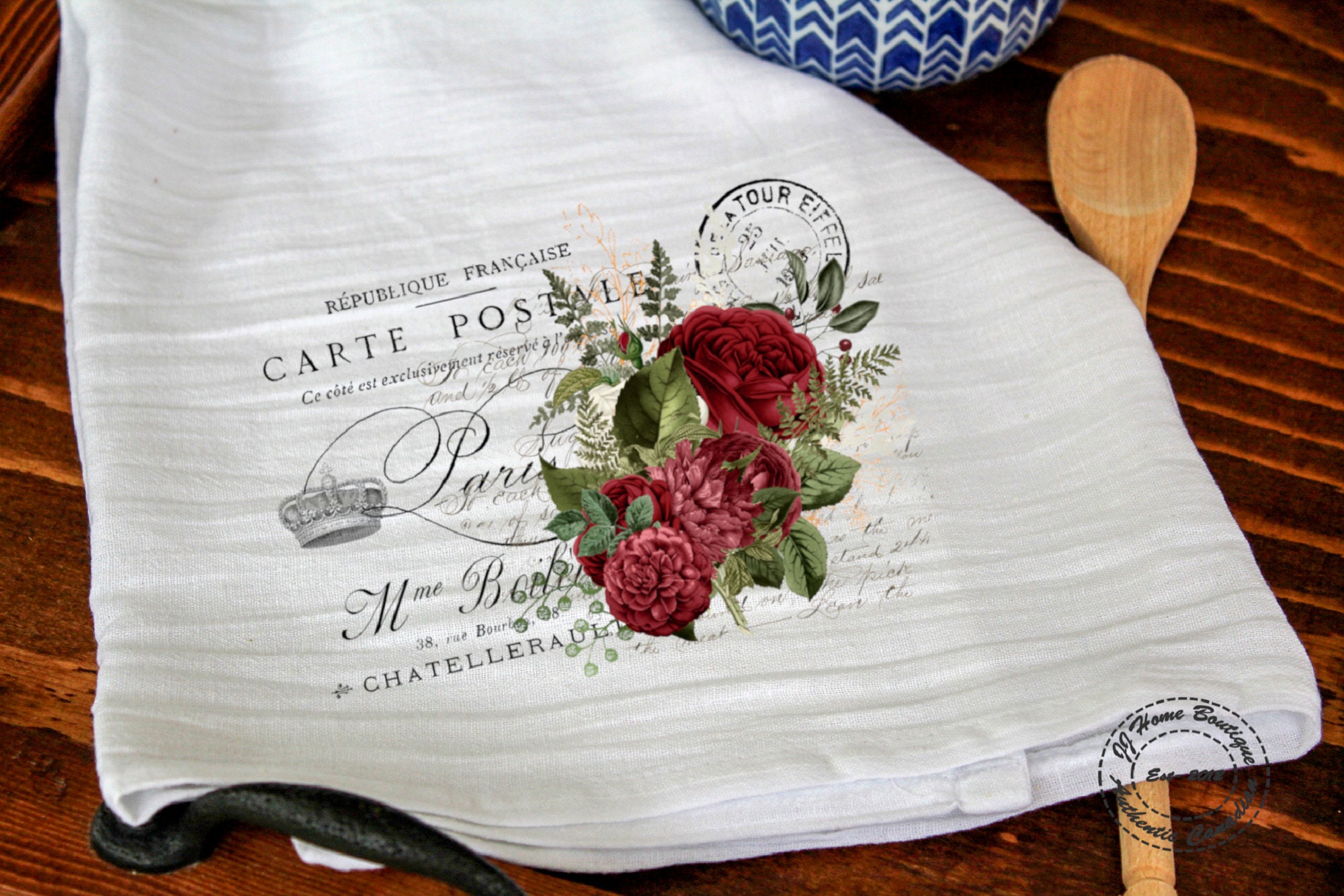 Vintage Shabby Chic Red Roses Graphic Instant Digital - Etsy
