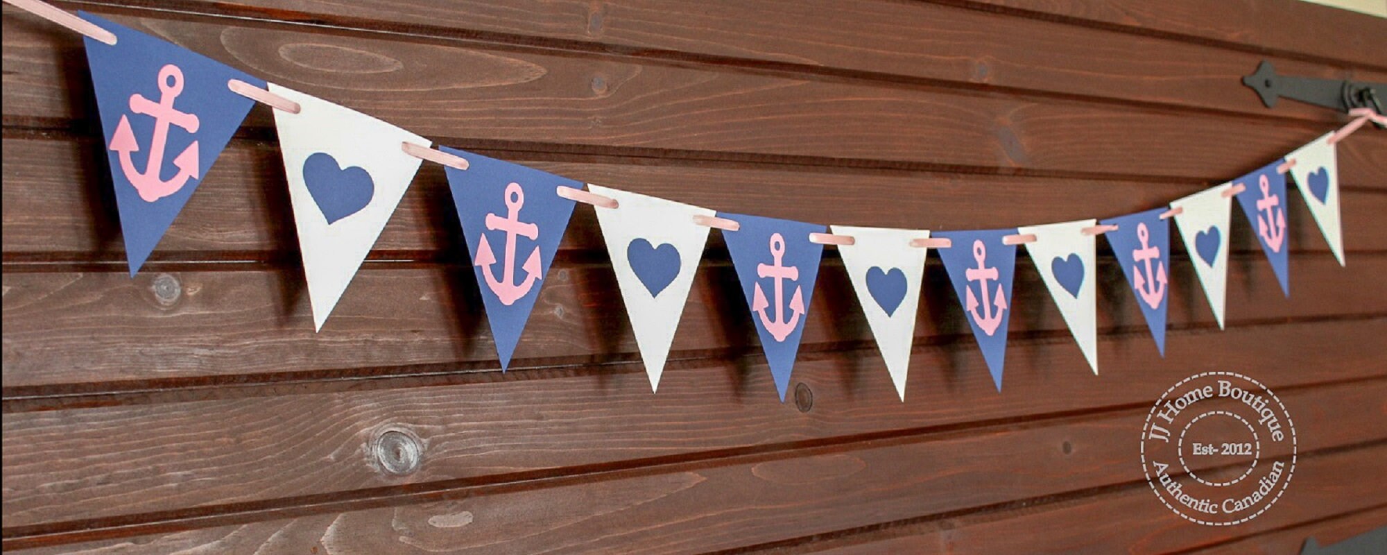 Nautical banner, Garland flag banner, Nautical birthday party bridal ...