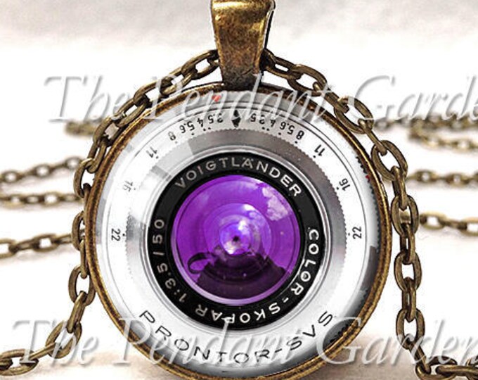 VINTAGE CAMERA LENS Pendant Camera Pendant Voigtlander Lens Photography ...