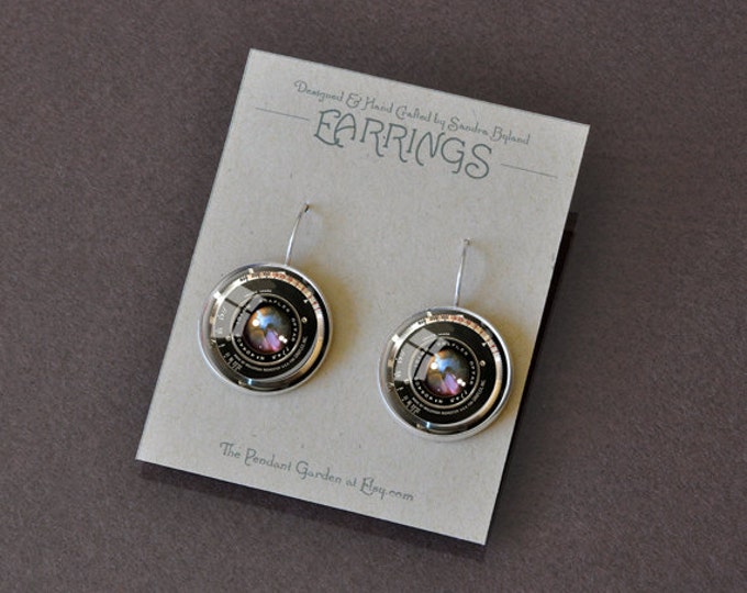 CAMERA LENS EARRINGS Camera Jewelry Photographer Gift Photographer ...