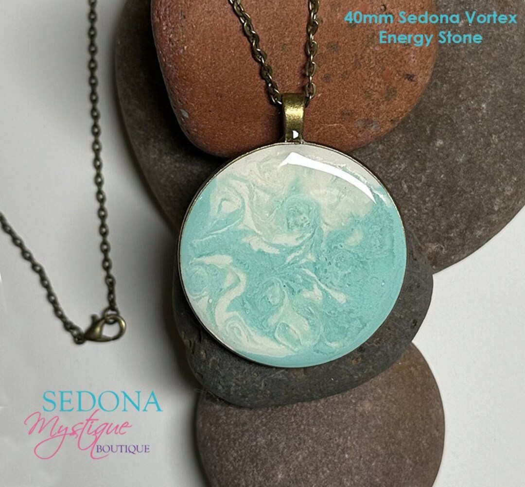 SEDONA VORTEX Energy Stone Pendant Handmade in Sedona Vortex Stones ...