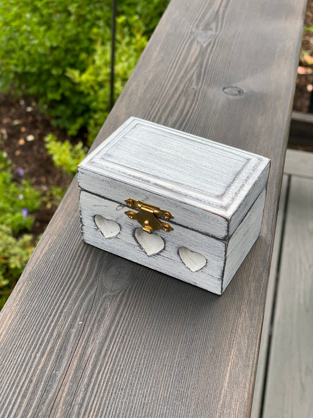 Small Wooden Treasure Chest, Jewelry Box, Keepsake Box, Ring Box - Etsy