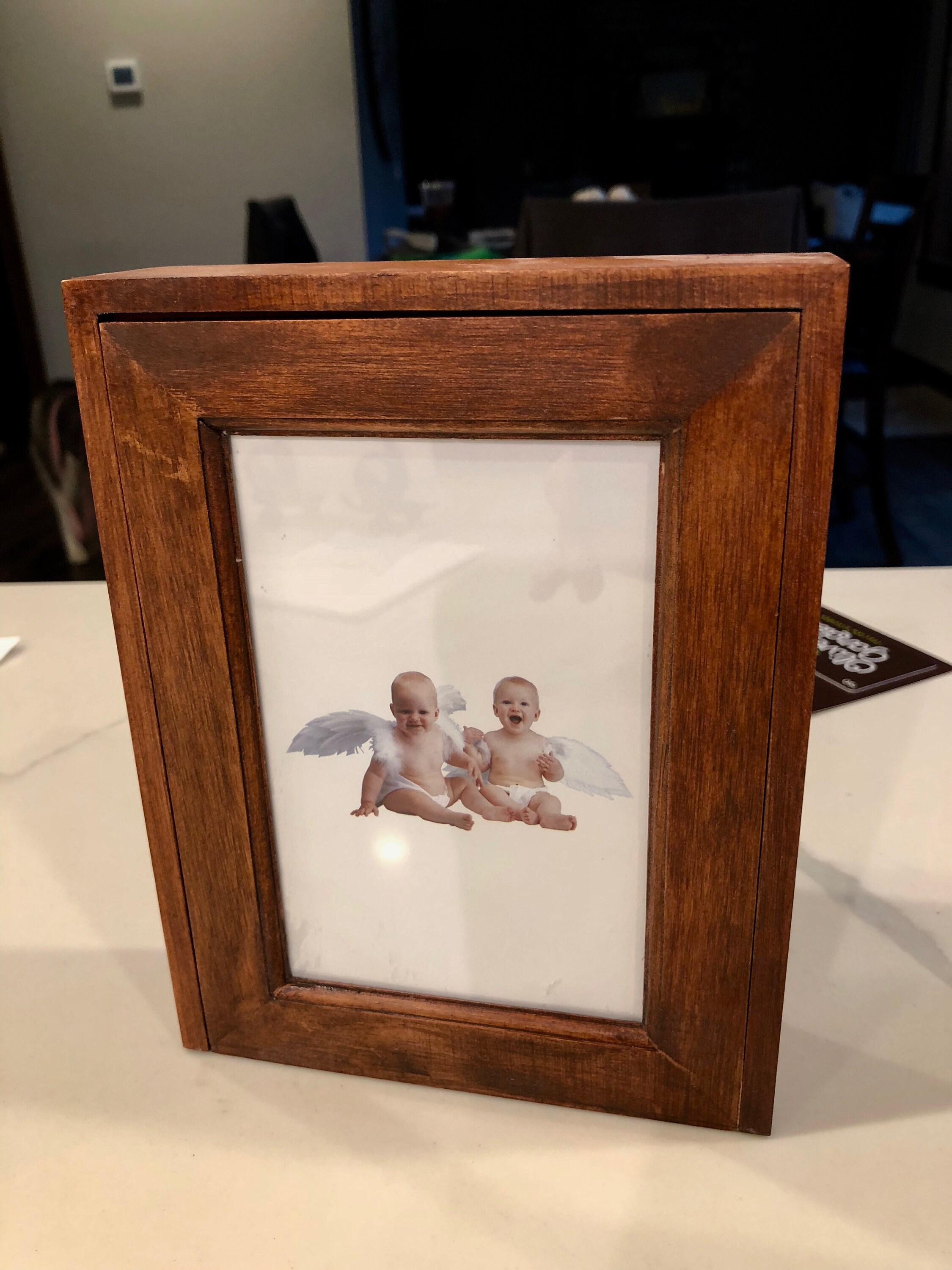 Picture frame photo box - Card Box - holds 4x6 picture, in stock ...