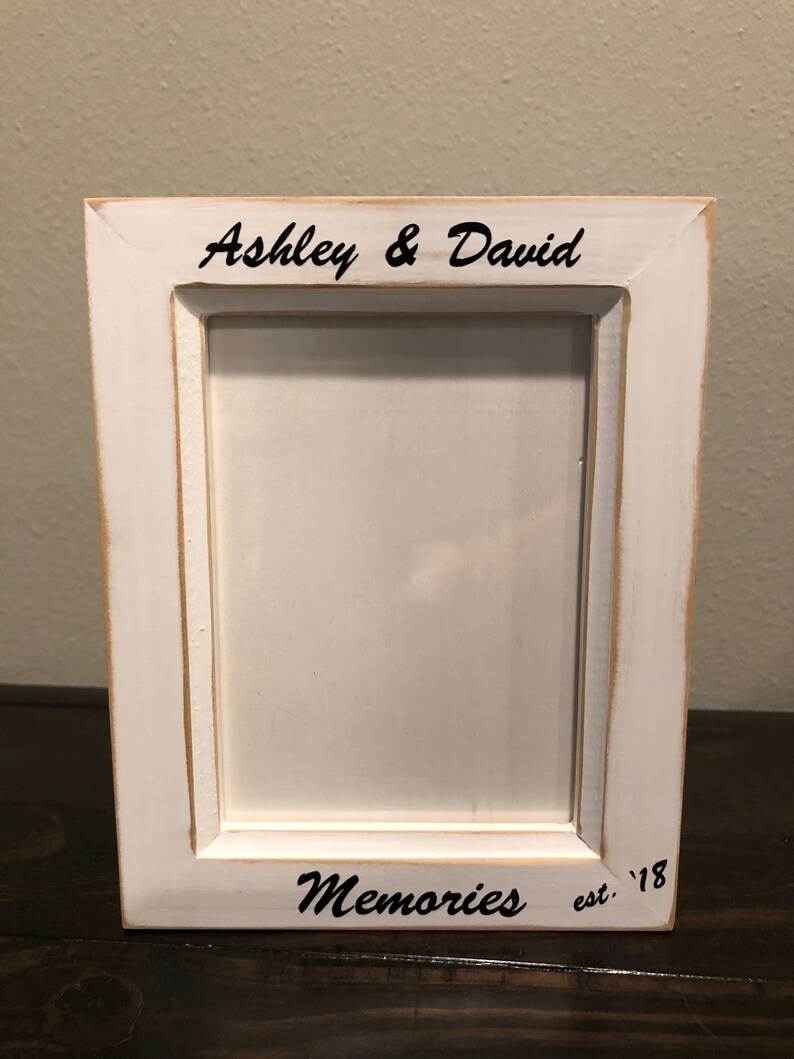 Personalized Memory Box Picture Box holds 4x6 photos | Etsy