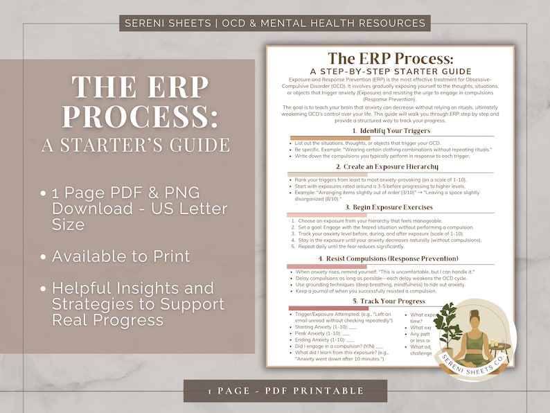 ERP Therapy Guide: OCD Step-by-step Process (digital Download) - Etsy