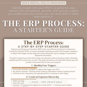 The ERP Process A Step-by-step Guide Therapist Supplemental Resources ...
