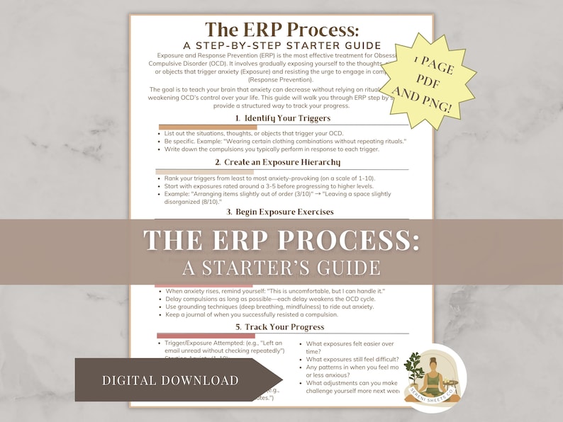 ERP Therapy Guide: OCD Step-by-step Process (digital Download) - Etsy