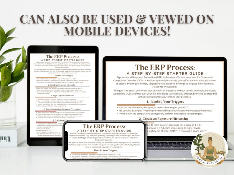 ERP Therapy Guide: OCD Step-by-step Process (digital Download) - Etsy