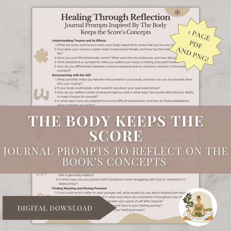 The Body Keeps the Score - Etsy