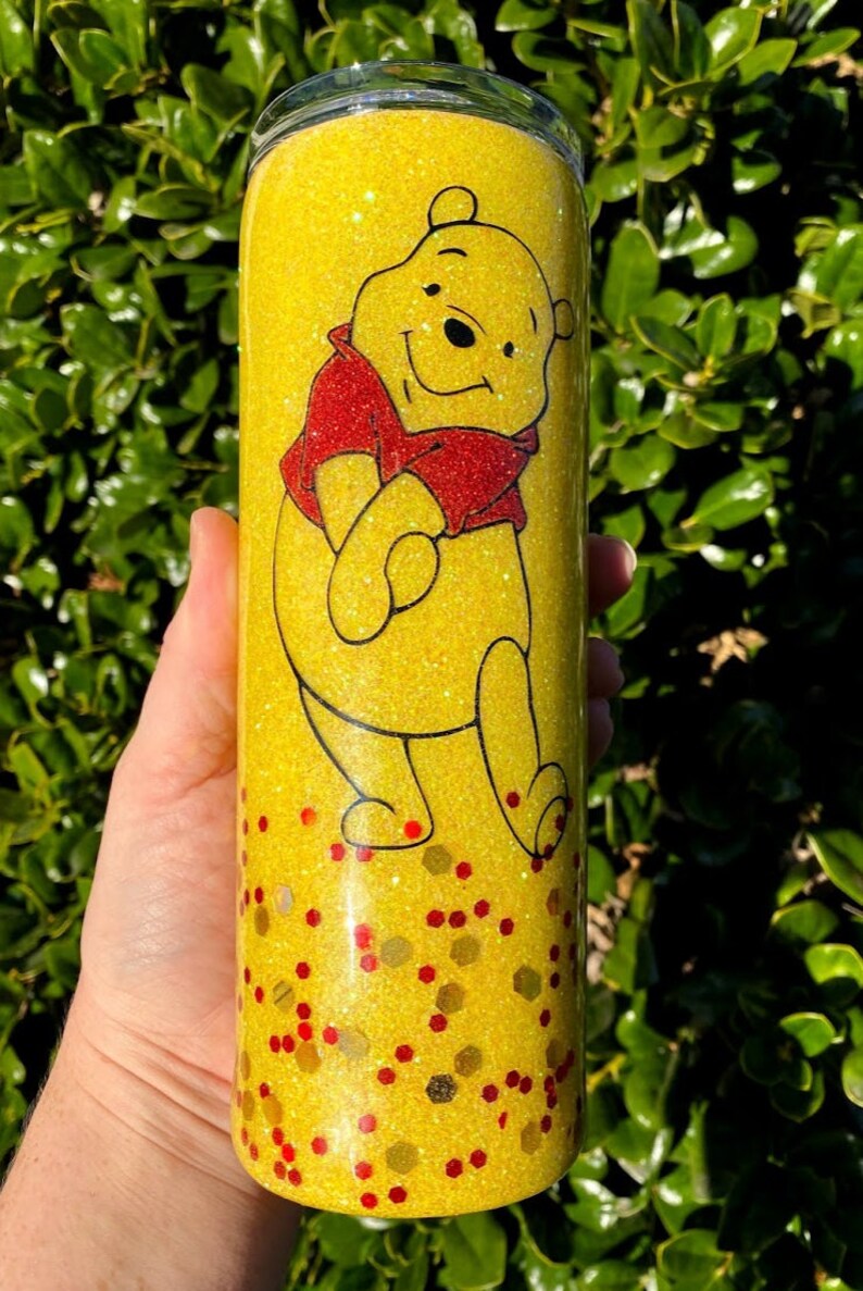 Custom Winnie the Pooh Disney Honey Epoxy Stainless Steel | Etsy
