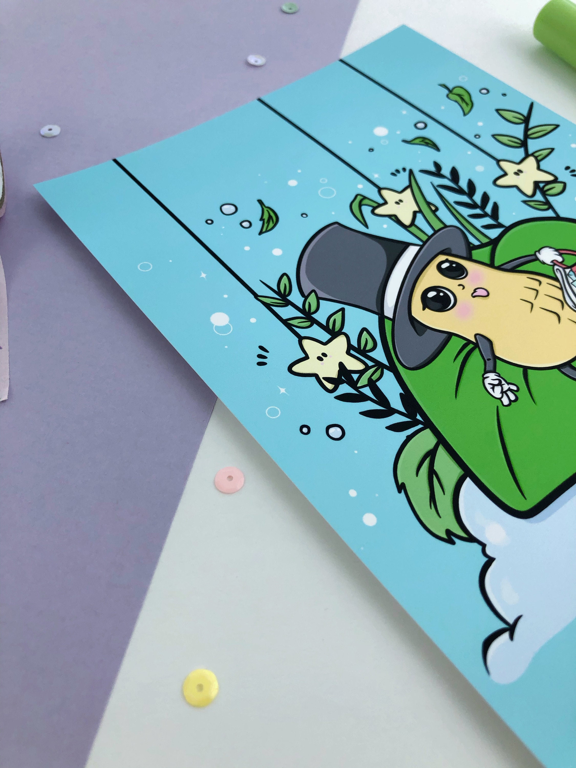 Peanut Print Kawaii Peanut Cute Art Print Peanut Wall - Etsy UK