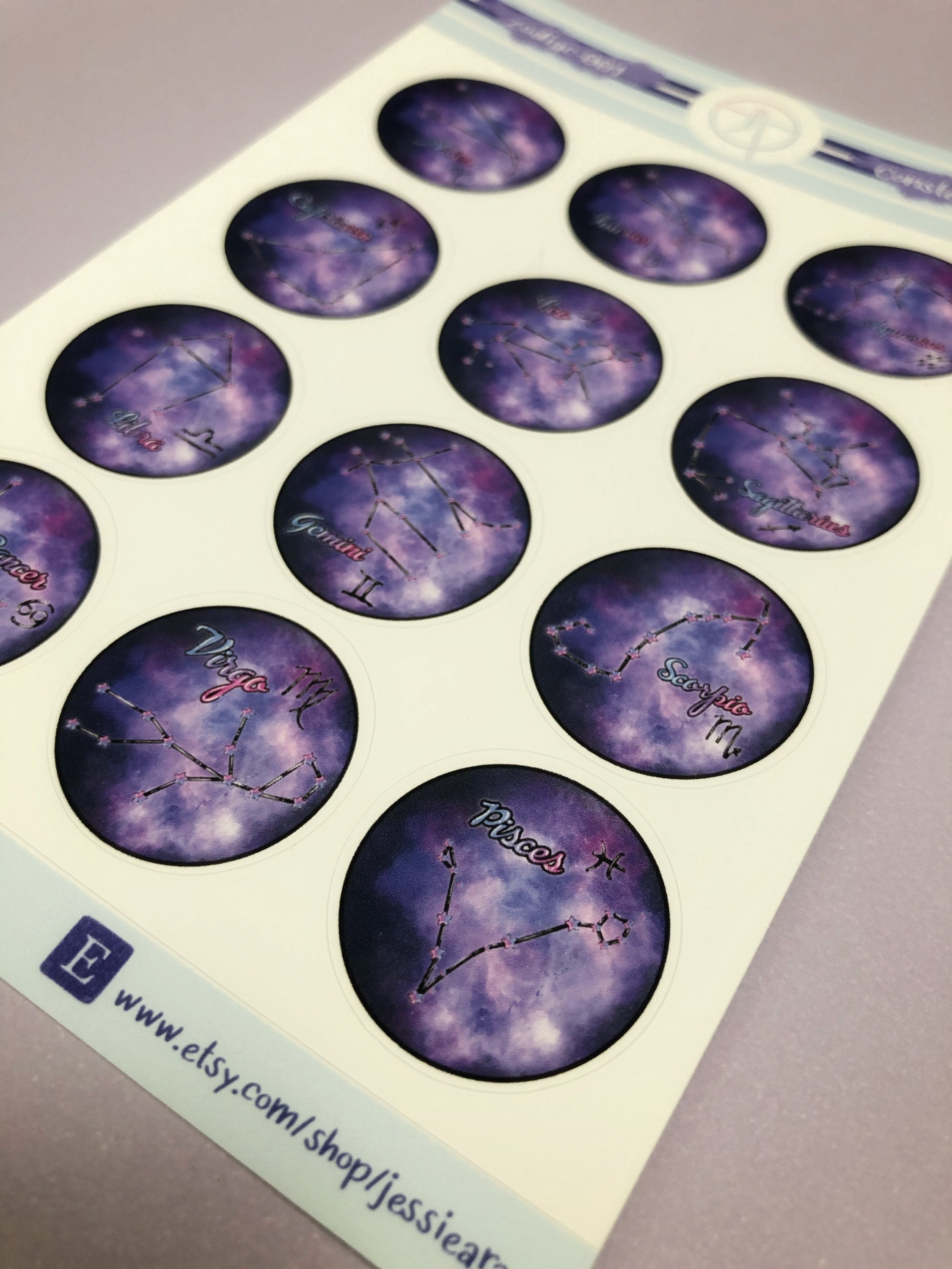 Constellation Stickers Zodiac Stickers Planner Stickers | Etsy