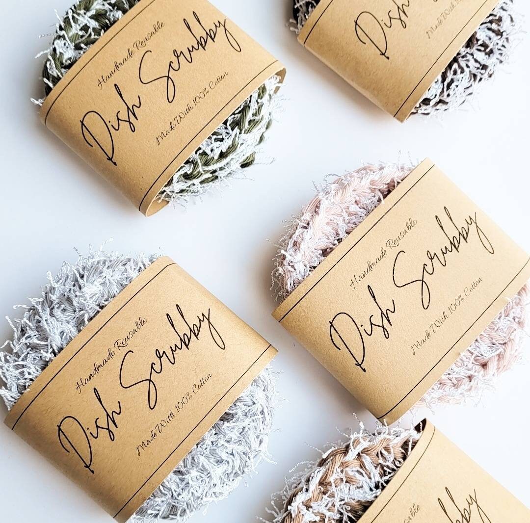 Reusable Dish Scrubbies/scrubby/dish Sponge/dish Scrubbies/round ...