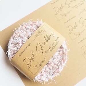 Printable Dish Scrubby Wrap Labels/downloadable Pdf/market Packaging ...