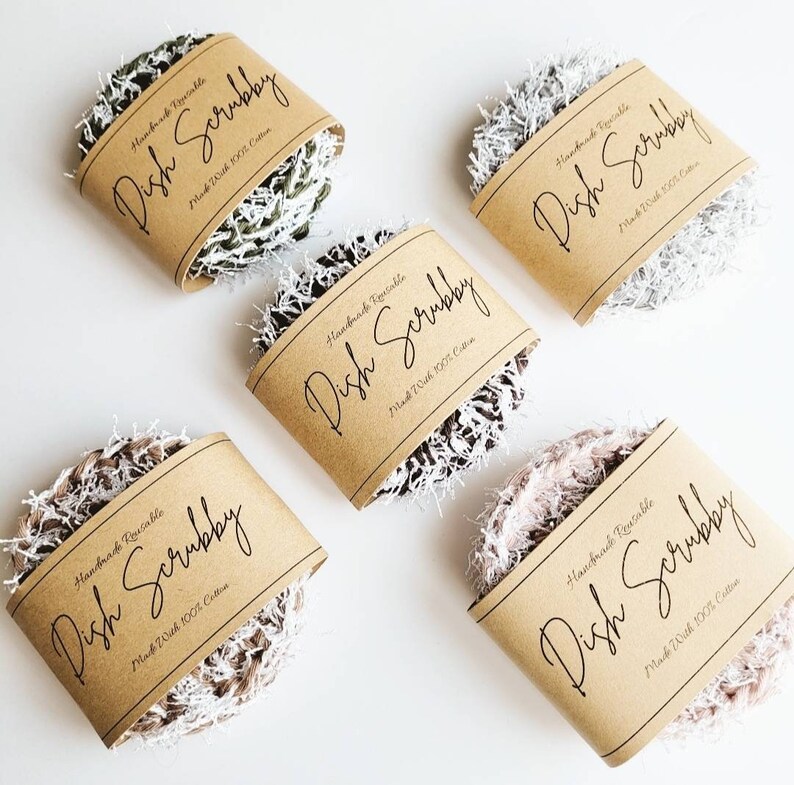 Reusable Dish Scrubbies/scrubby/dish Sponge/dish Scrubbies/round ...