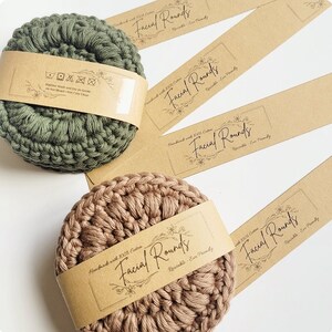 Printable Facial Rounds Wrap Labels/downloadable Pdf/market Packaging ...