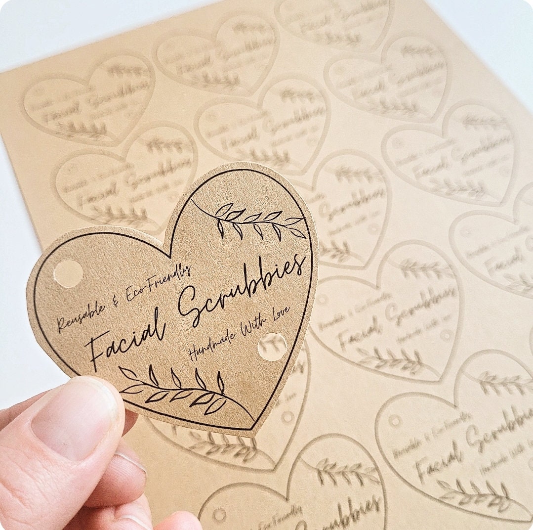 Etiquettes Imprimables Petit Coeur En Forme De Coeur Pdf Téléchargeable