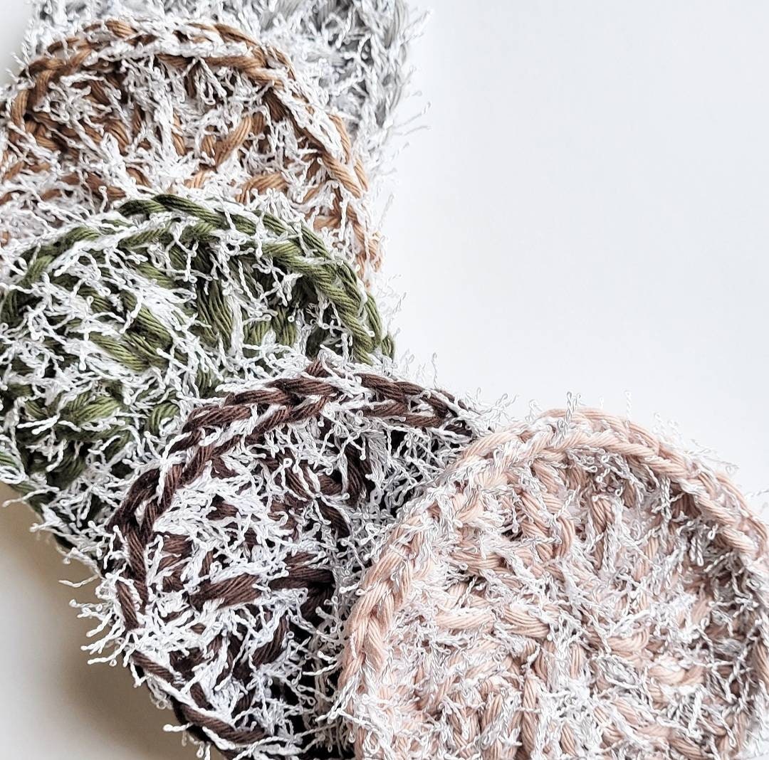 Reusable Dish Scrubbies/scrubby/dish Sponge/dish Scrubbies/round ...