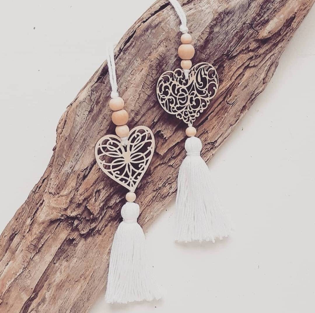 Heart Diffuser/hanging/car Charm/aromatherapy/air Freshener/essential ...