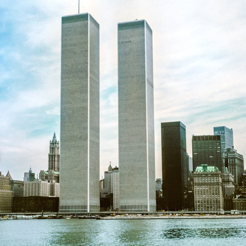 Poster of World Trade Center Twin Towers - Etsy