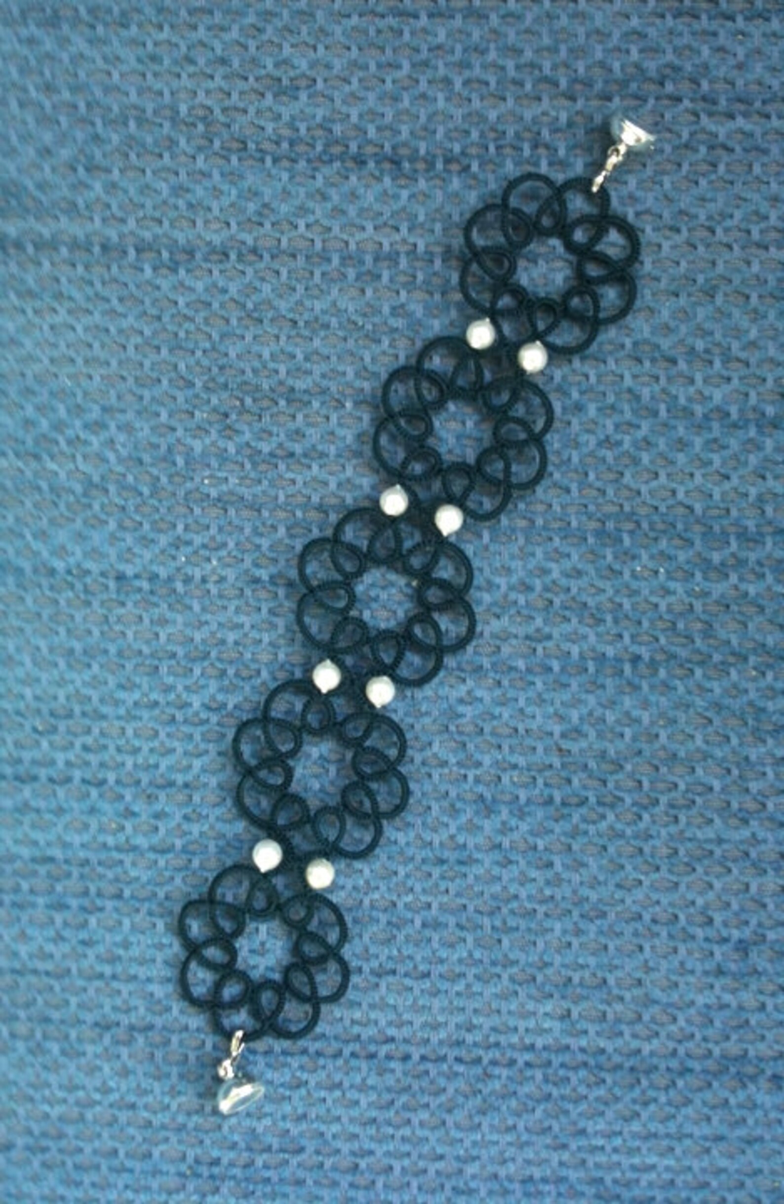 Tatted Bracelet rosette - Etsy