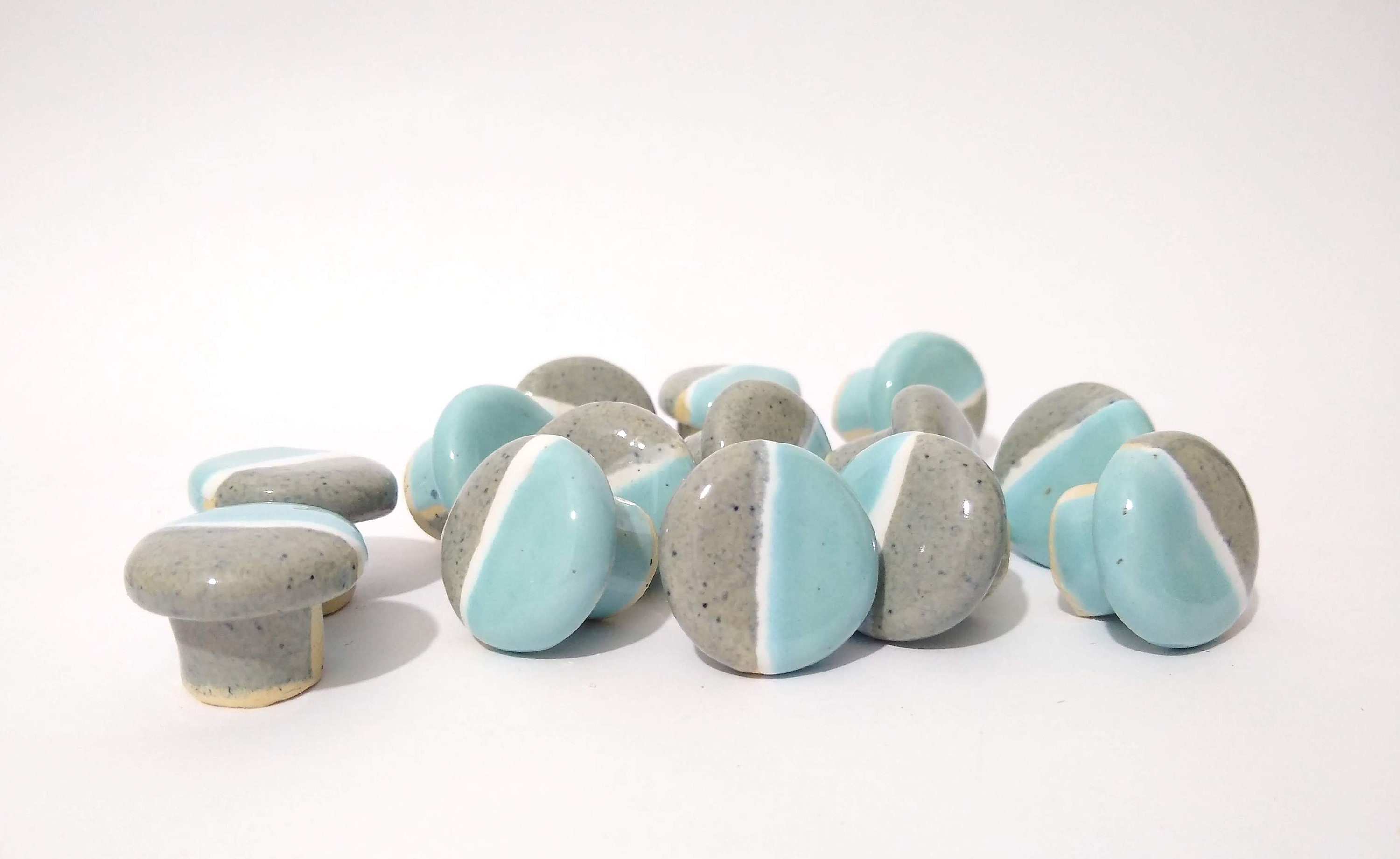 Ceramic Knobs Cabinet Knobs Small Round Knobs Dresser | Etsy UK