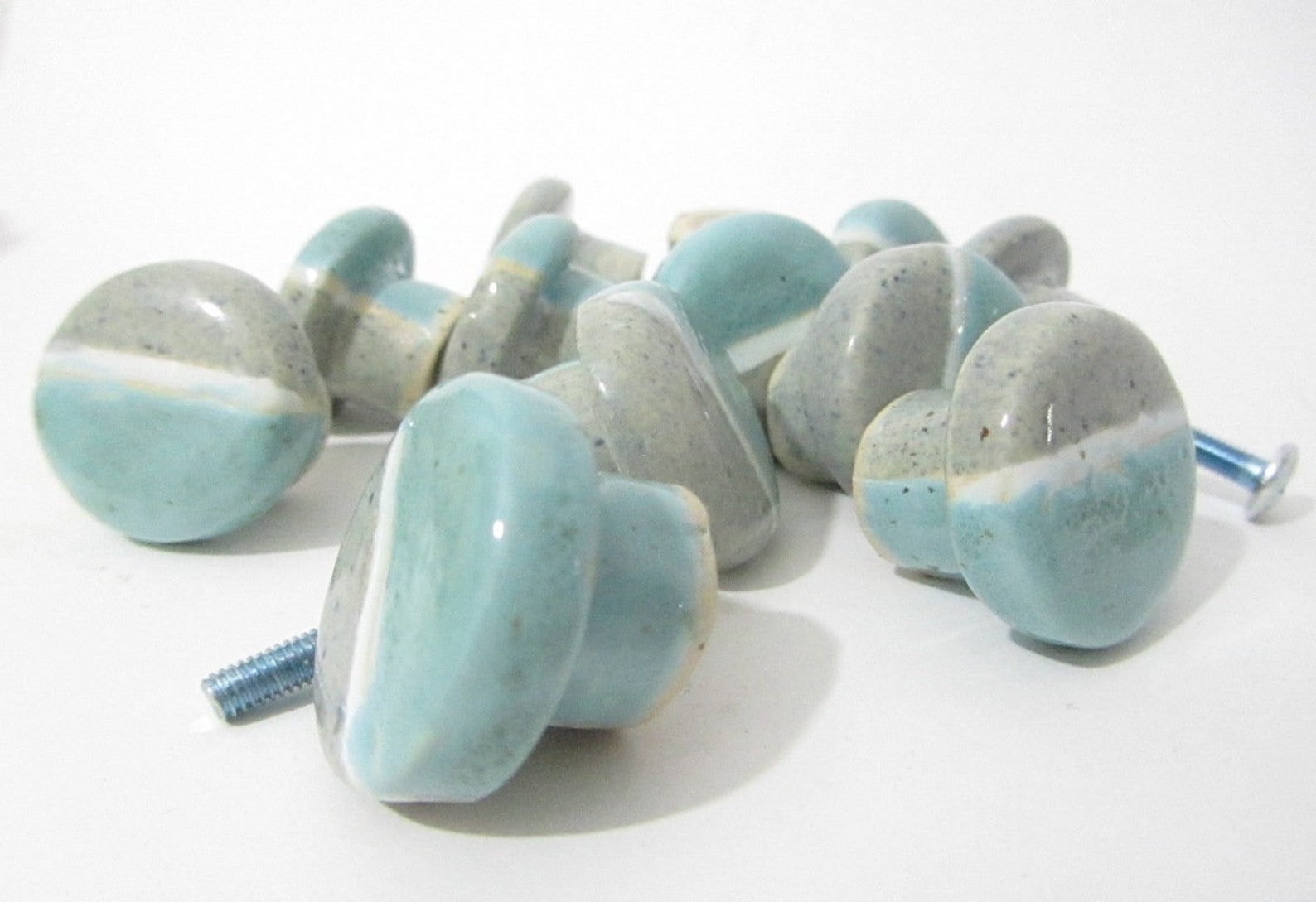 Ceramic Knobs Cabinet Knobs Small Round Knobs Dresser | Etsy UK