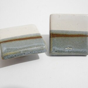 Square Knobs, Ceramic Knobs, Ceramic Dresser Knobs, Handmade Door Knobs ...
