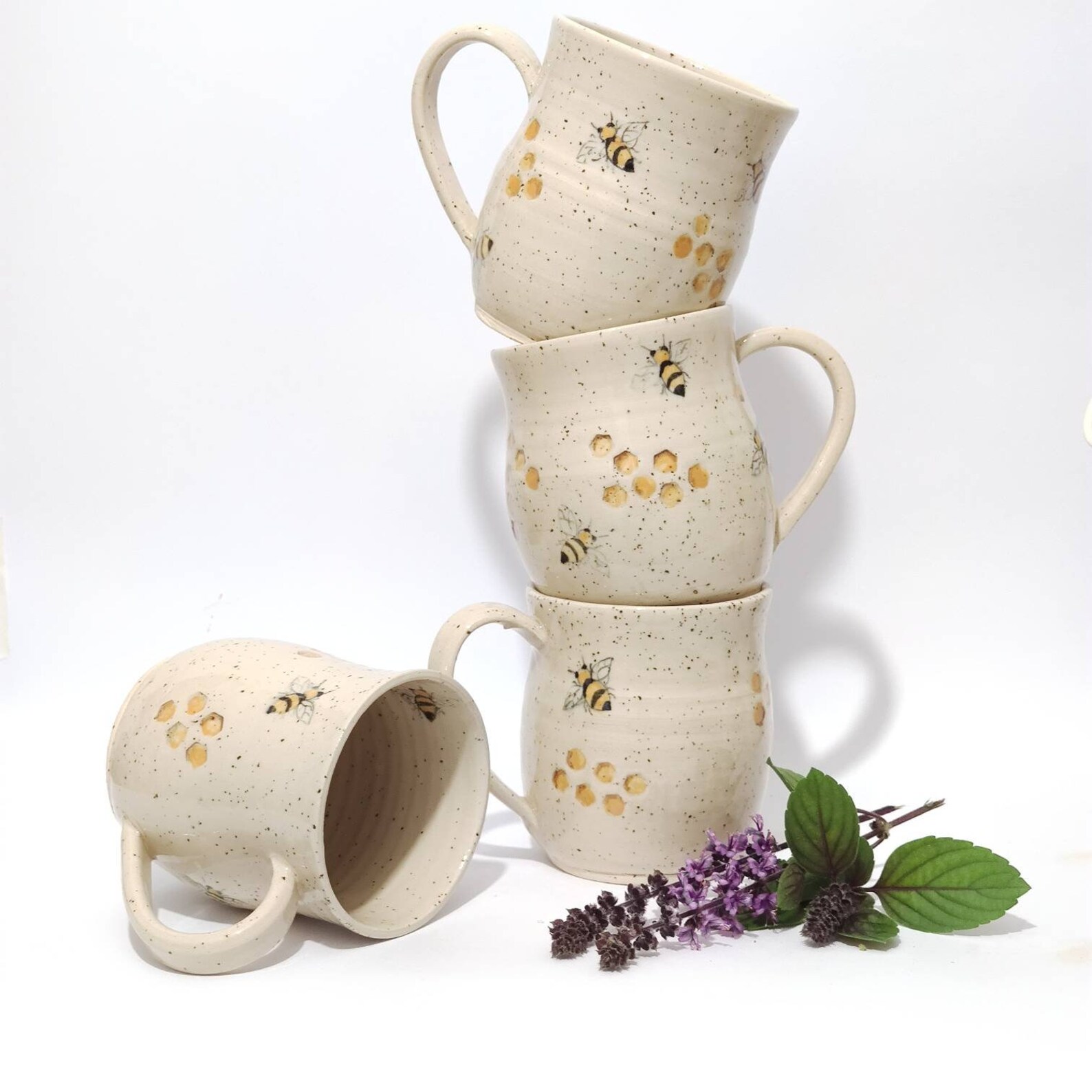 Bee Cup Coffee Mug Coffee Cup Tea Mug Bee Lovers hand - Etsy