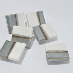 Square Knobs, Ceramic Knobs, Ceramic Dresser Knobs, Handmade Door Knobs ...