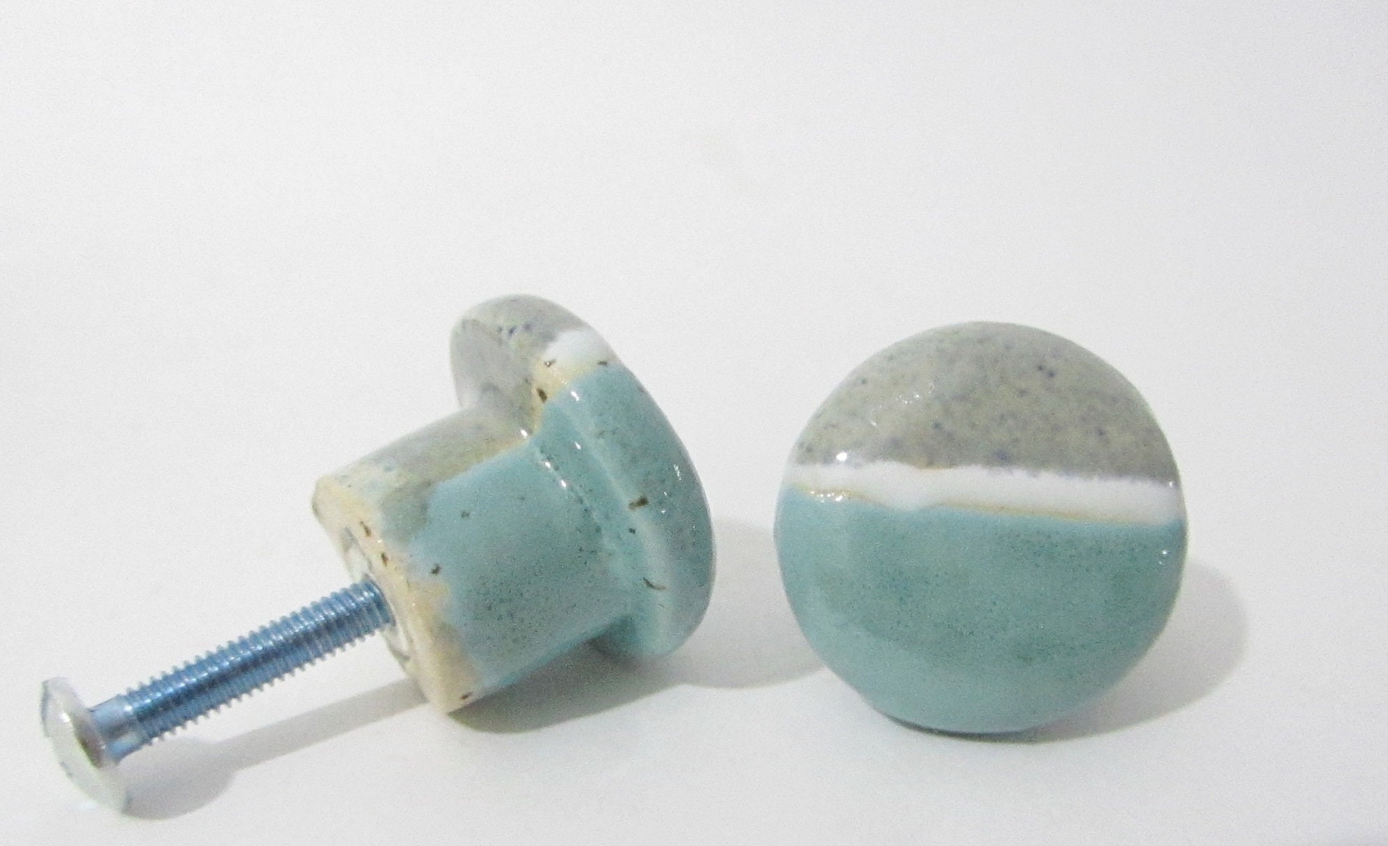 Ceramic Knobs Cabinet Knobs Small Round Knobs Dresser | Etsy UK