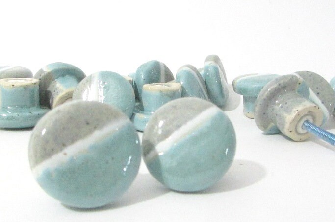 Ceramic Knobs Cabinet Knobs Small Round Knobs Dresser | Etsy UK