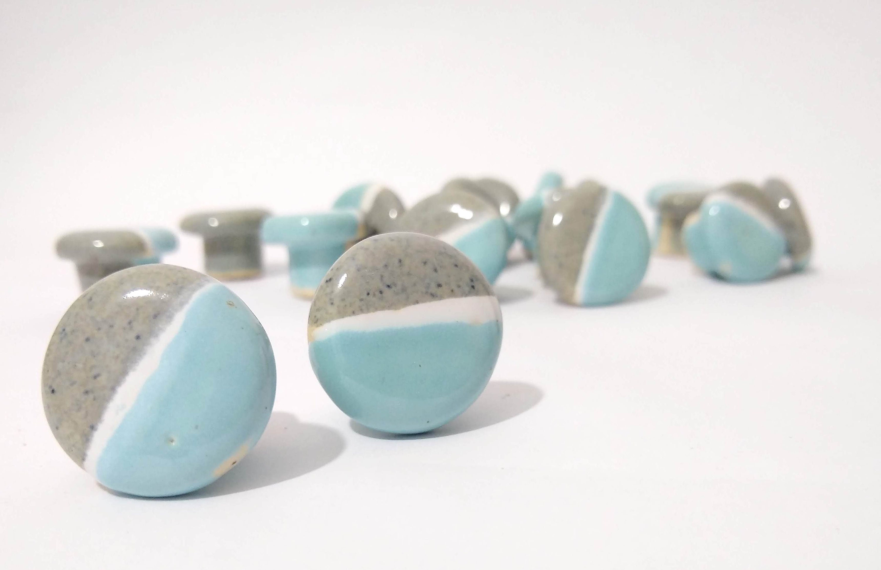 Ceramic Knobs Cabinet Knobs Small Round Knobs Dresser | Etsy UK