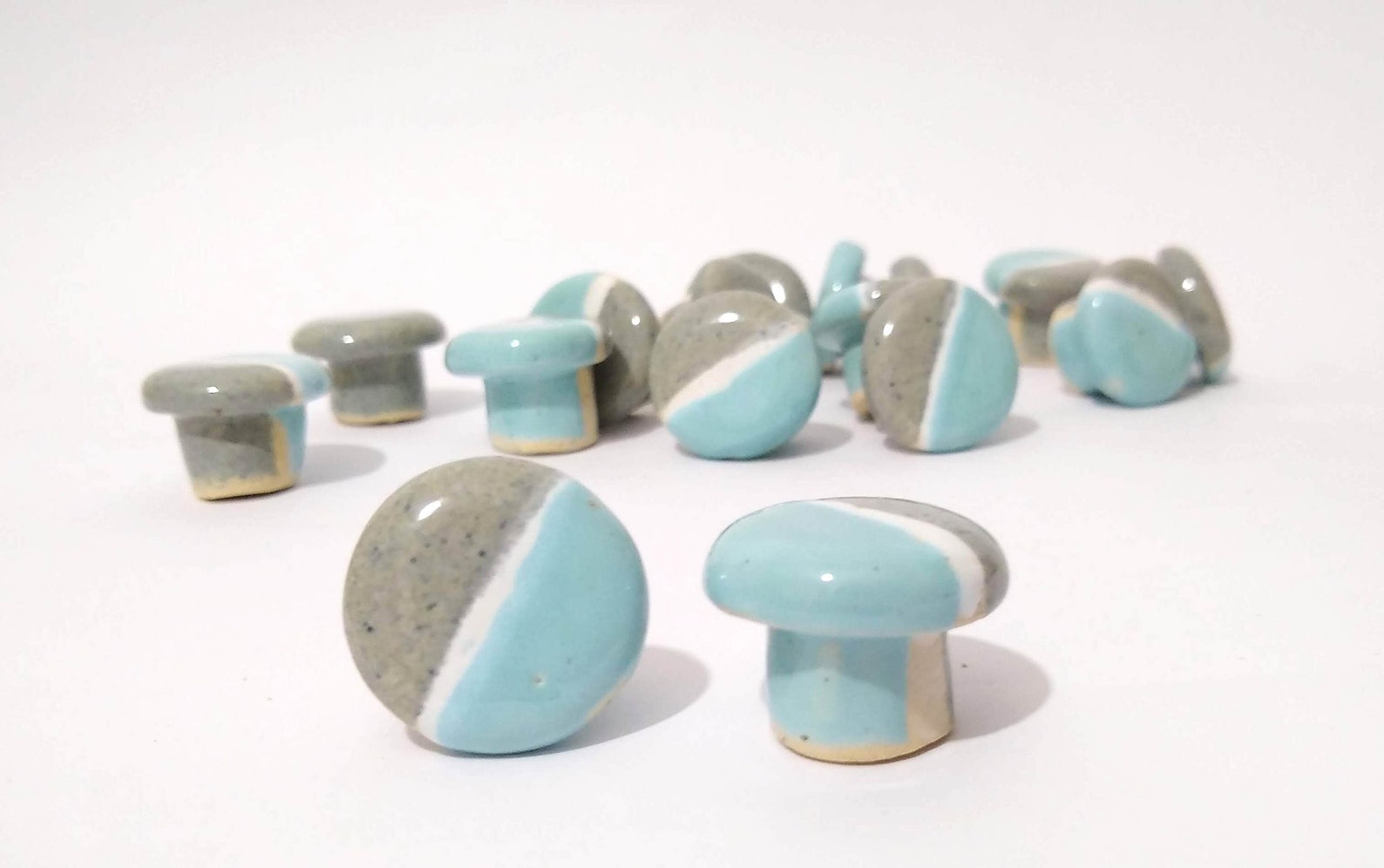 Ceramic Knobs Cabinet Knobs Small Round Knobs Dresser | Etsy UK