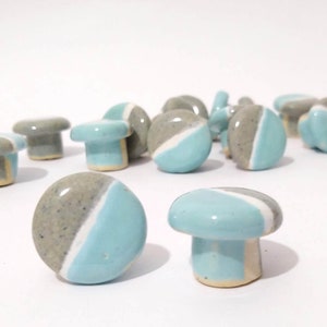 Ceramic Knobs, Cabinet Knobs, Small Round Knobs, Dresser Knobs, Modern ...