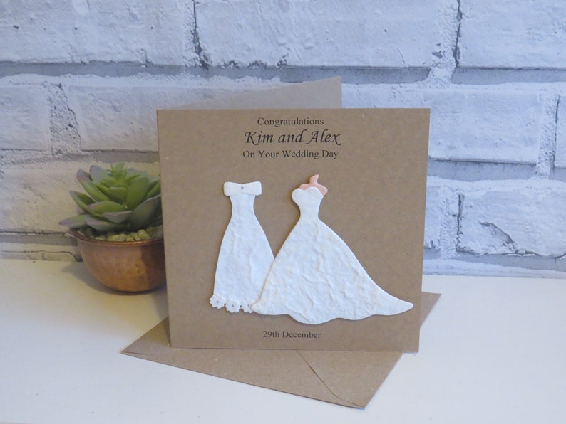 Lesbian Gay Wedding Card Mrs And Mrs Personalised Etsy Uk
