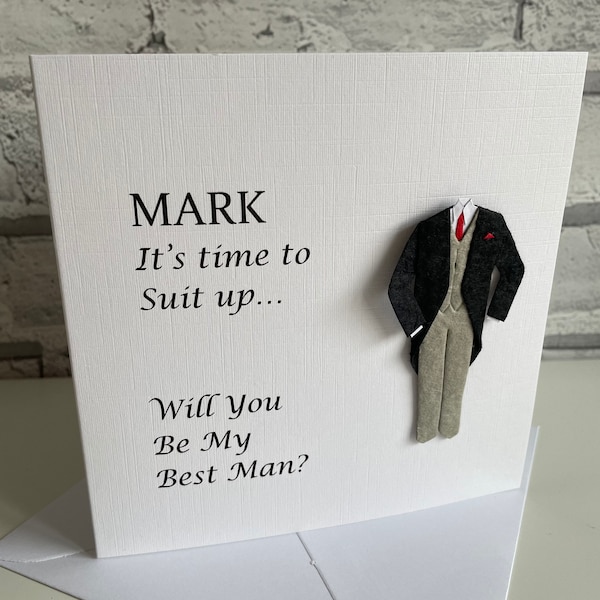 Best Man Card - Etsy UK