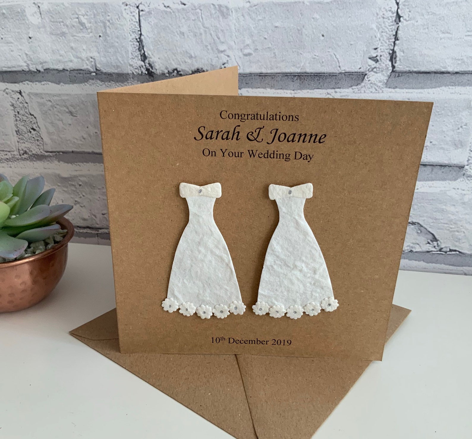 Lesbian Wedding Card Gay Wedding Card Mrs And Mrs Gay Etsy