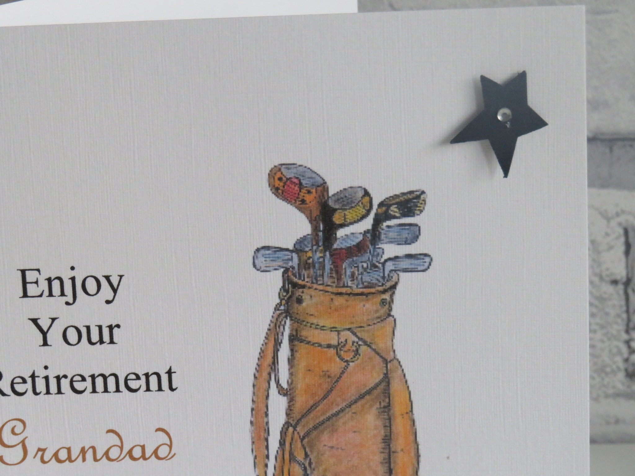 Personalised Retirement Card Dad, Golf, Grandad, Uncle, Step Dad ...