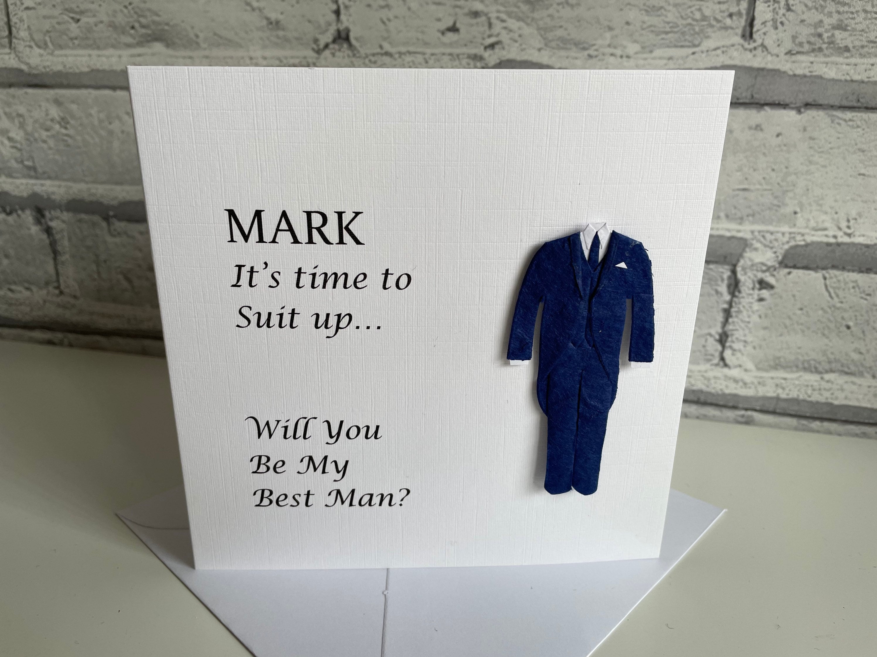 Personalised Will You Be My Best Man Card, Usher, Groomsman, Page Boy ...