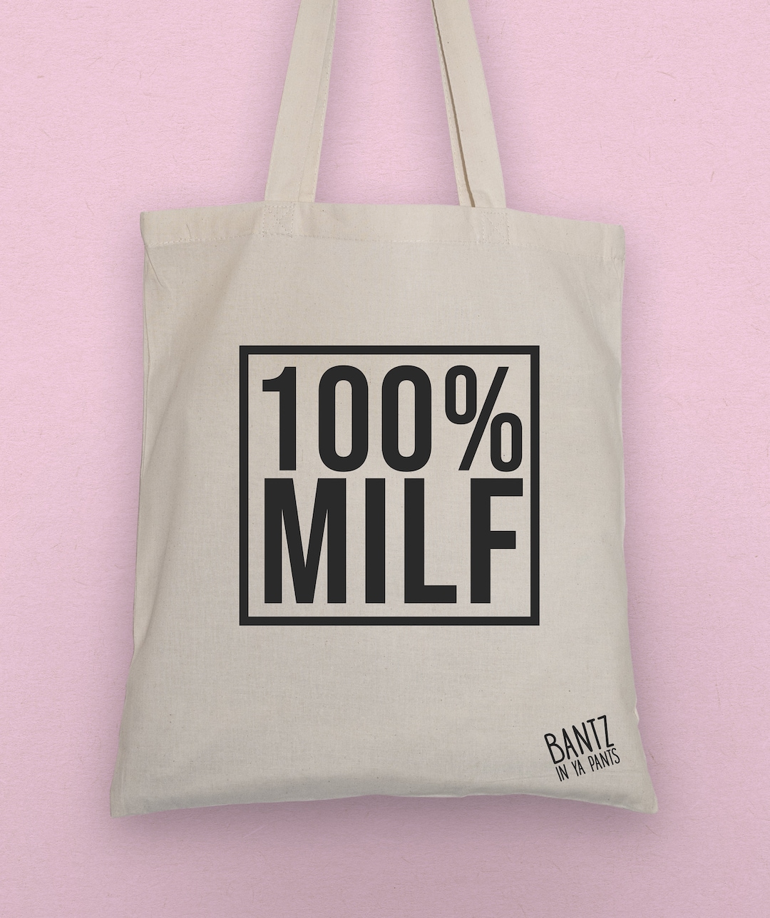 Long Handle Cotton Tote Bag Funny and Cheeky Slogan Tote Bag - Etsy